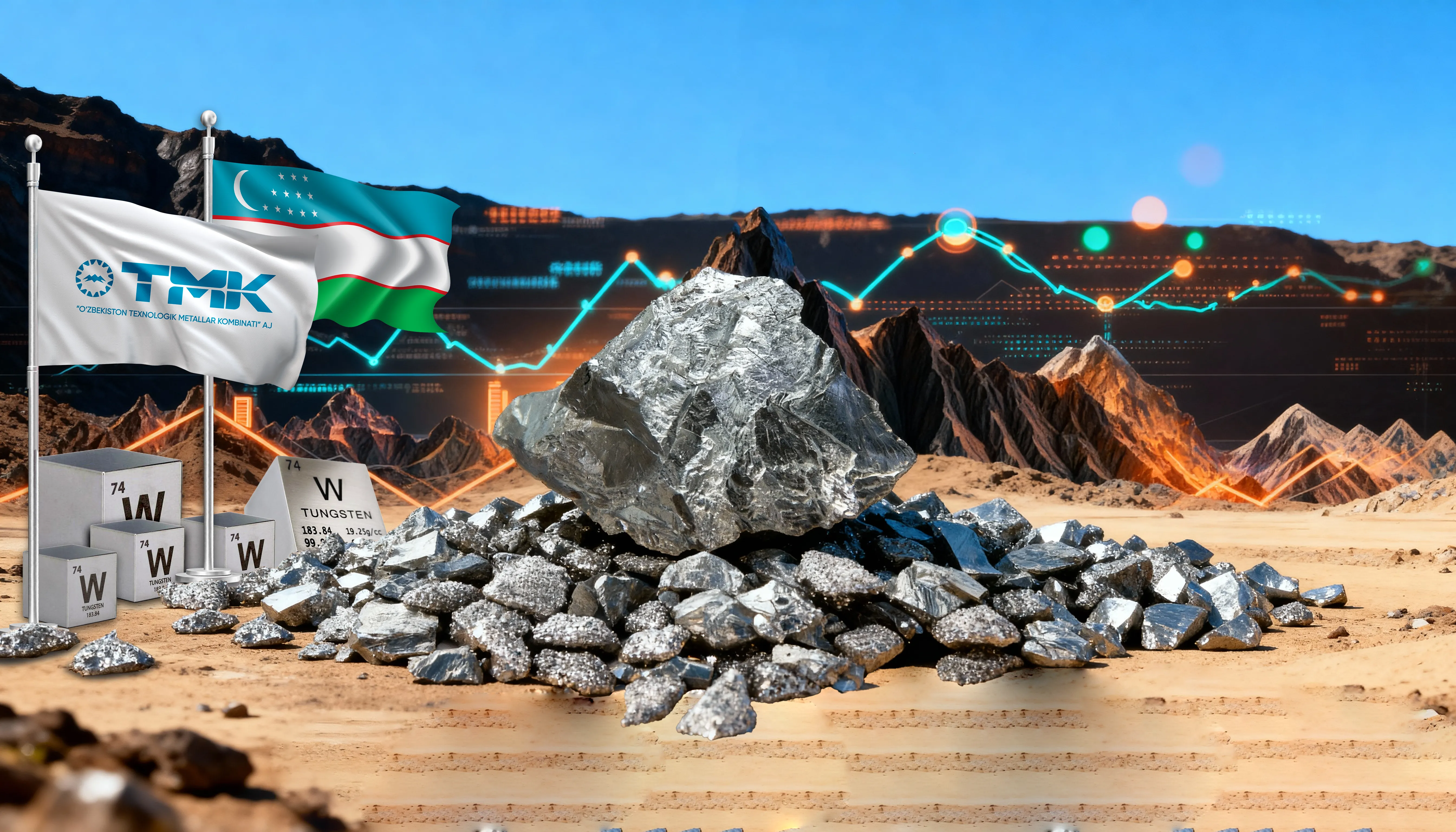 123 / 1000 O‘zbekistonning jahon volfram bozoridagi ulushi 5,1 foizgacha oshadi: 2025-2030 ...